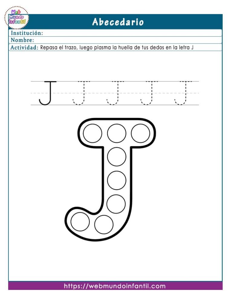 Actividades del abecedario para niños de preescolar imprimibles