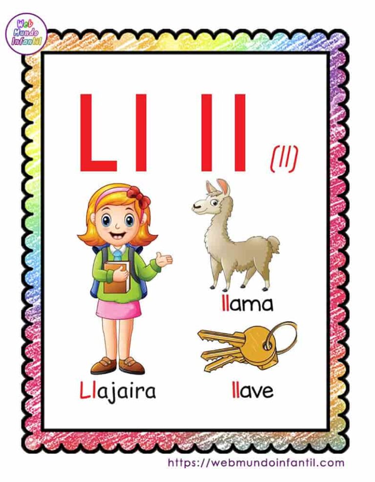 Abecedario mayúsculas y minúsculas con dibujos para imprimir