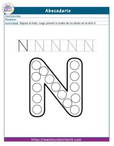 Actividades del abecedario para niños de preescolar imprimibles