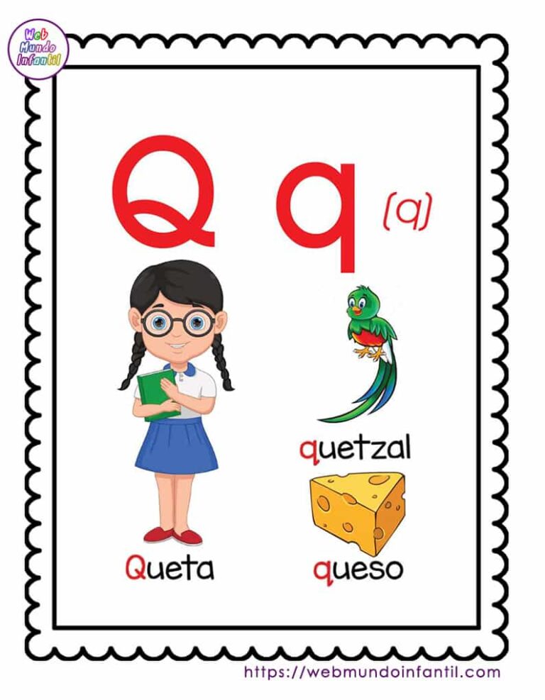 Abecedario mayúsculas y minúsculas con dibujos para imprimir